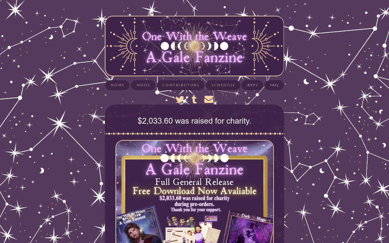 One With The Weave - A Gale Fanzine